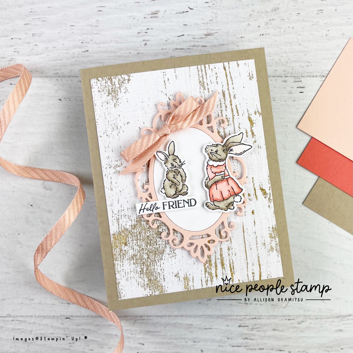Storybook Friends Bunny Card