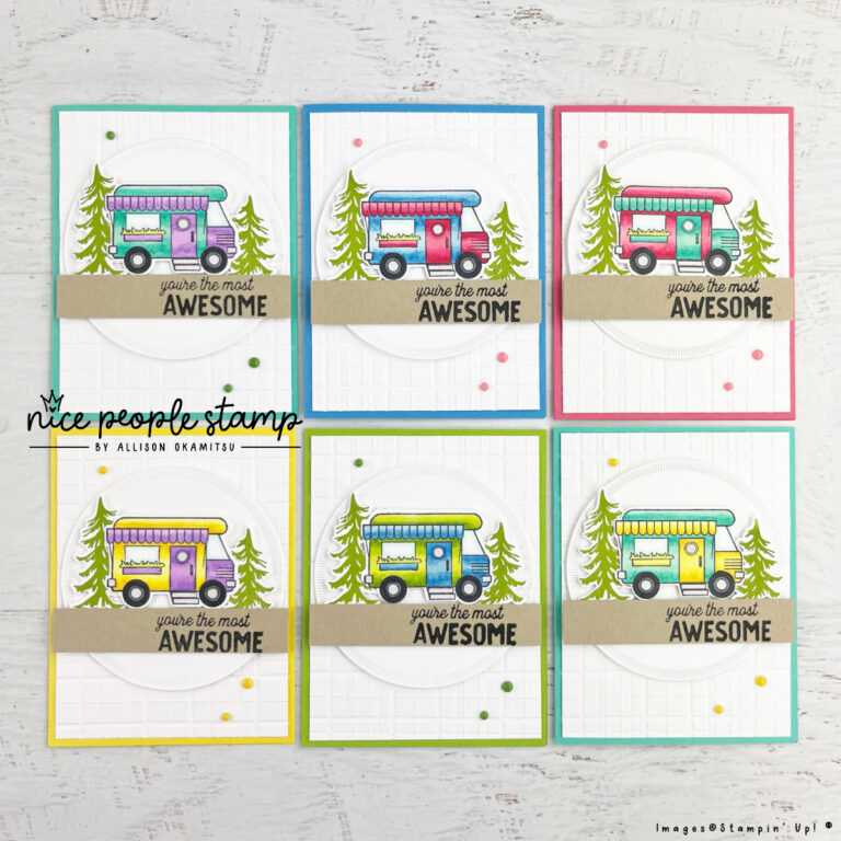 Camping Trailer Cards | Adventure Together Bundle Stampin' Up!®